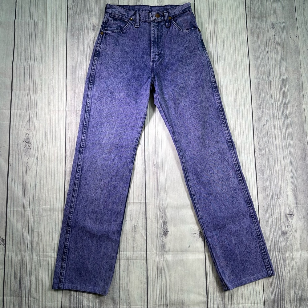 Vintage Wrangler Purple Acid Wash Denim Jean - Gem